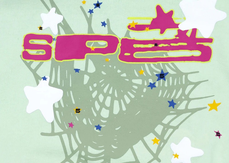 Sp5der SP5 Mint Hoodie Mint Men's - SS23 - US