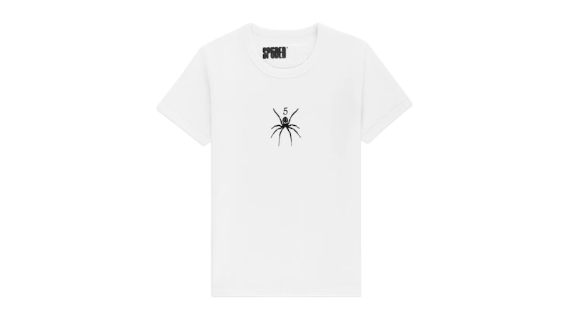 Sp5der TM Baby Tee White Men's - SS25 - US