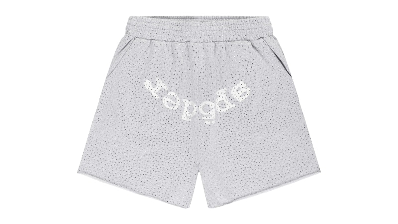 Sp5der VVS Sweatshort Heather Grey Men's - SS25 - US