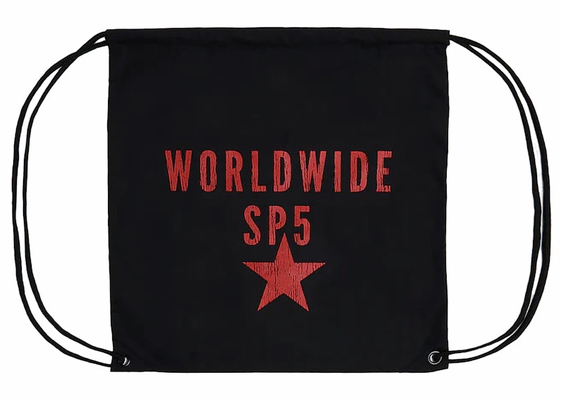 Sp5der WW SP5 Cinch Bag Black - SS24 - US