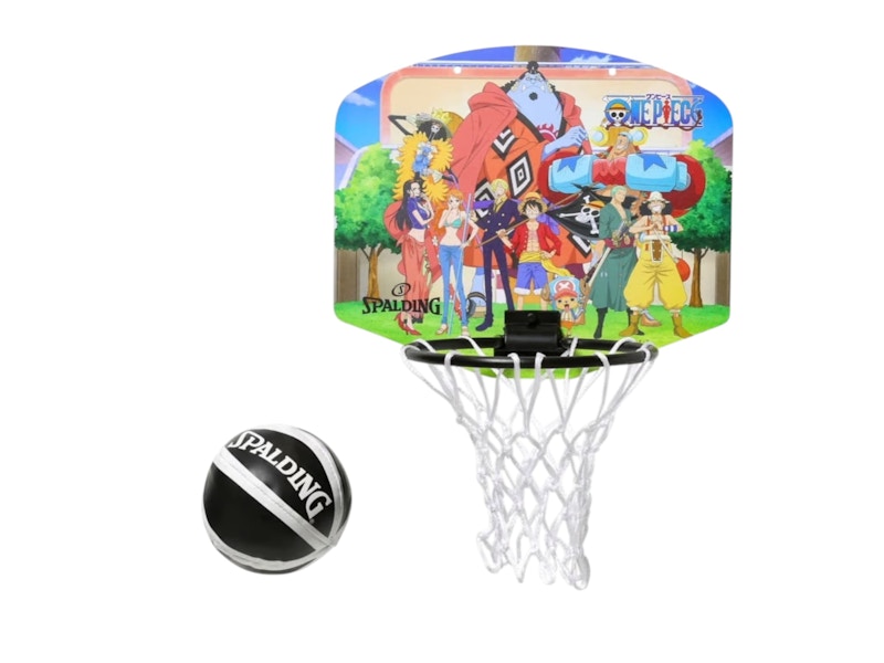Spalding One Piece Straw Hat Crew Micro Mini Basketball Set - US