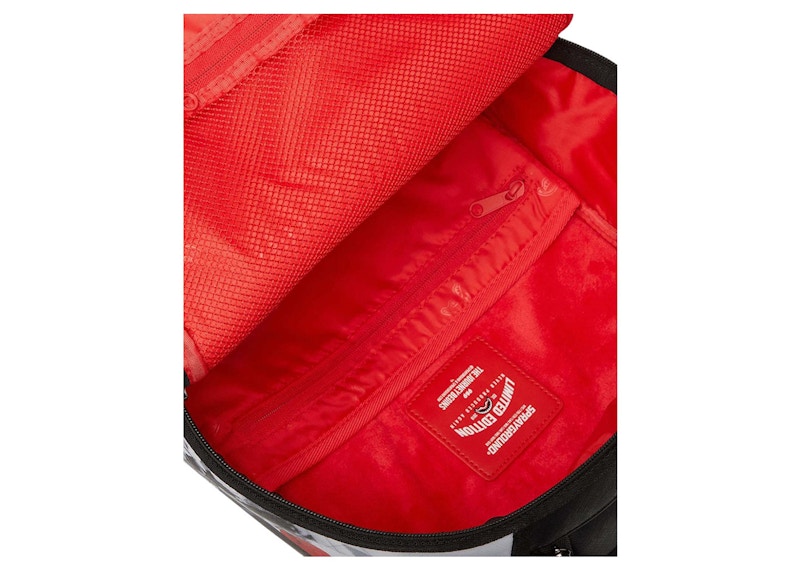 Sprayground Compton Cowboys Riding Alone Backpack Black/White - TW