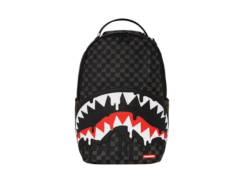 Sprayground Dripping Sharks In Paris DLXV Backpack Black in PVC - US