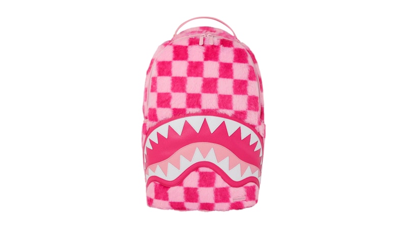 Sprayground Furzilla Shark Pink Check Backpack Multicolor - FW25 - JP