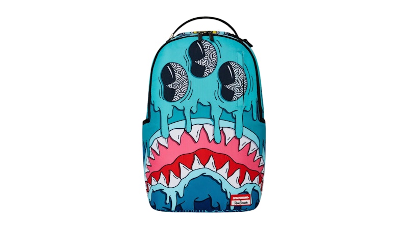 Sprayground Jorge Rodriguez The Artist Collab Drips Sharks Backpack ...