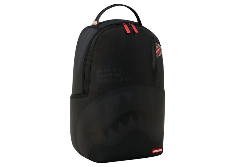 Sprayground Shark Central Black Out (DLXSV) Backpack Black - US