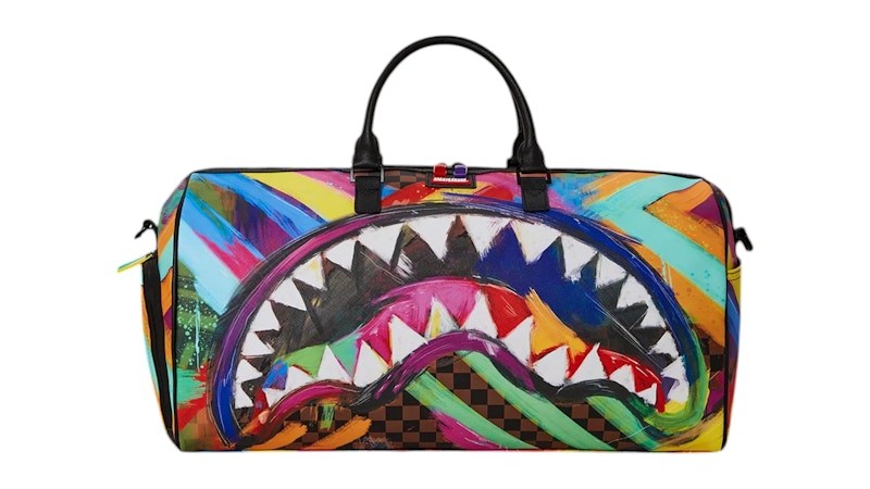 Sprayground Sharks In Paris City Streaks Duffle Multicolor - SS25 - US