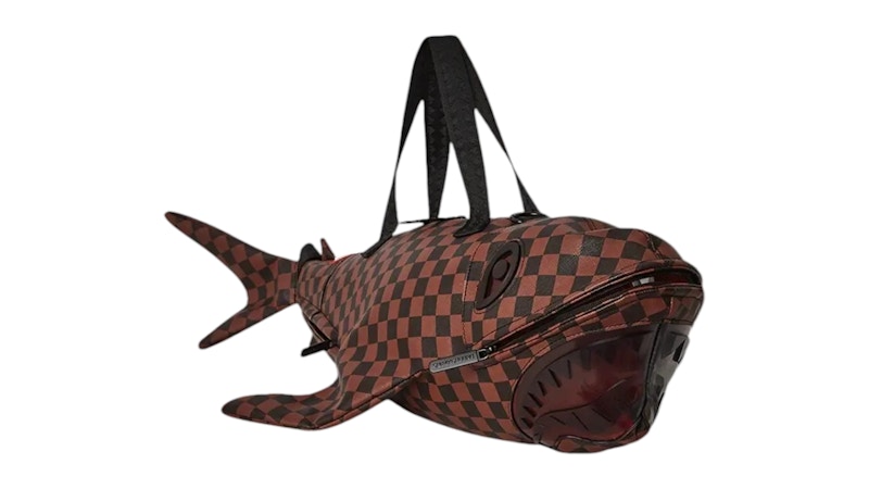 Sprayground Sharks In Paris Clear For Takeoff Shark Medium Duffle ...
