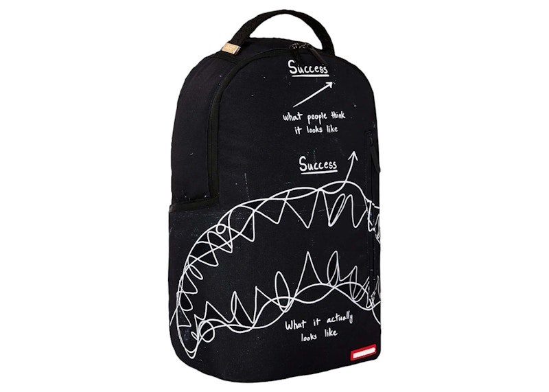 Sprayground Success Scribble Shark Is Imminent (DLXSR) Backpack Black/White - JP