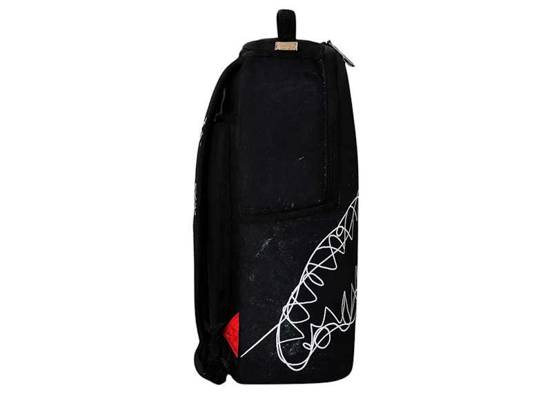 Sprayground Success Scribble Shark Is Imminent (DLXSR) Backpack Black ...