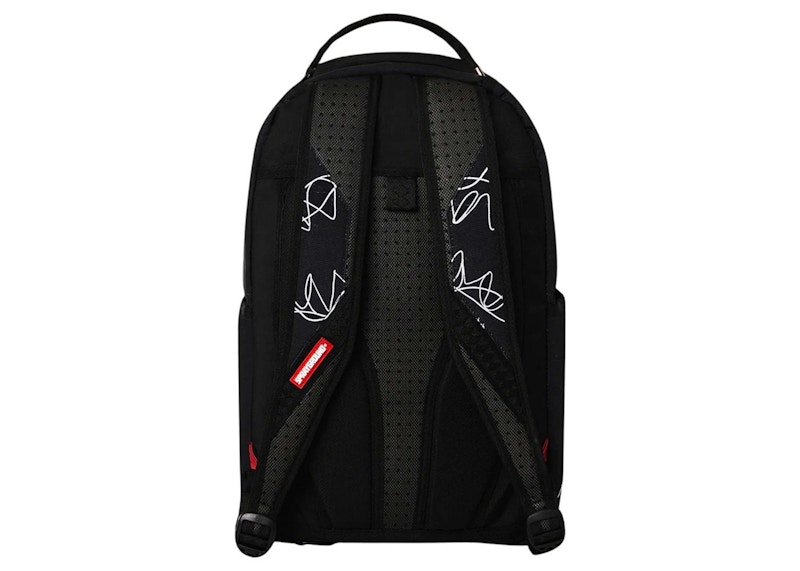 Sprayground Success Scribble Shark Is Imminent (DLXSR) Backpack Black ...
