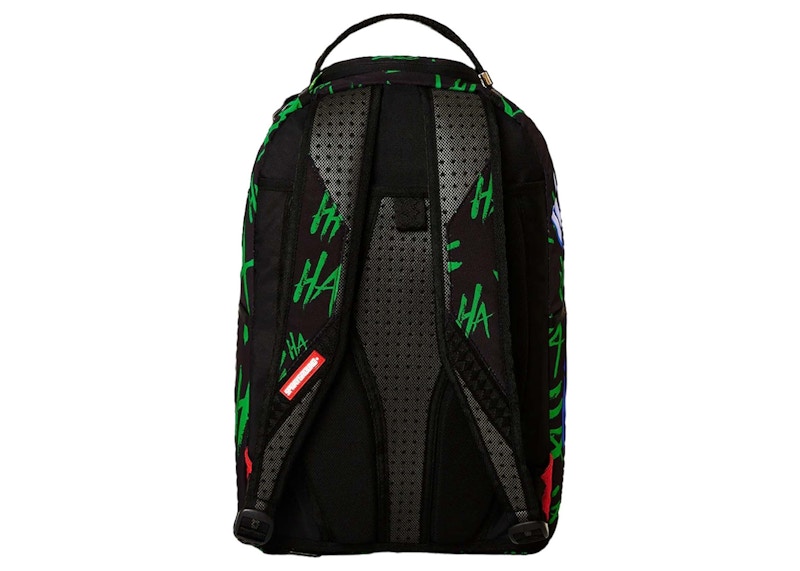Sprayground x Batman Joker Hahahahaha Slime (DLXSR) Backpack Black ...