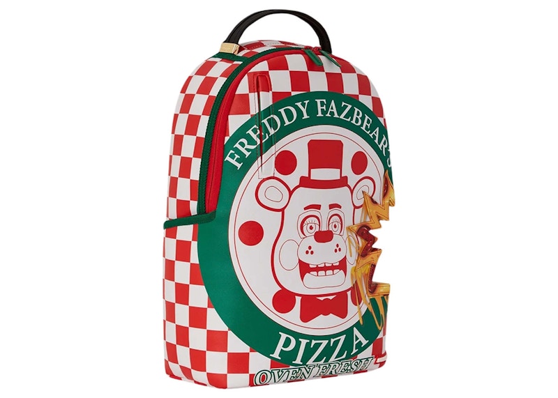Sprayground x Five Nights at Freddy's Pizza Takeout (DLXV) Backpack Red ...