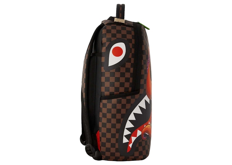 Sprayground x Rick & Morty Stuck In A Pickle (DLXV) Backpack Brown/Red ...