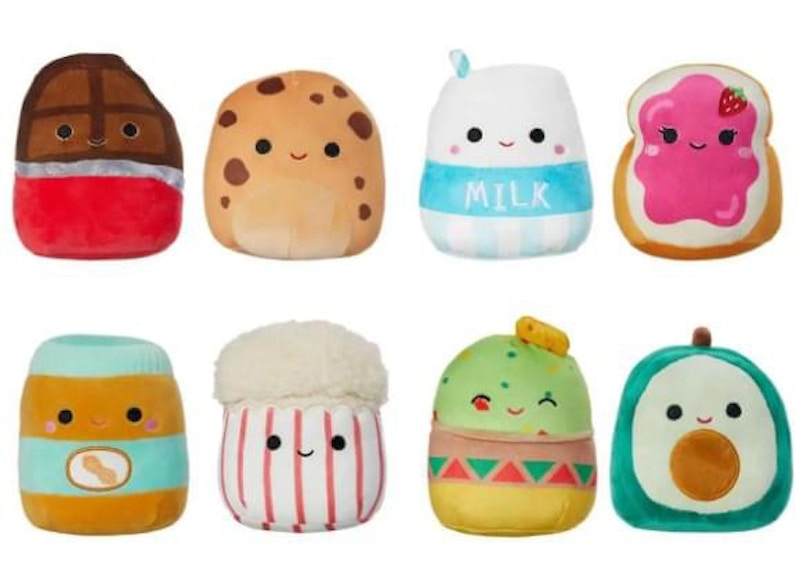 Squishmallow Food #1 5" Mini Plush 8-Pack - US