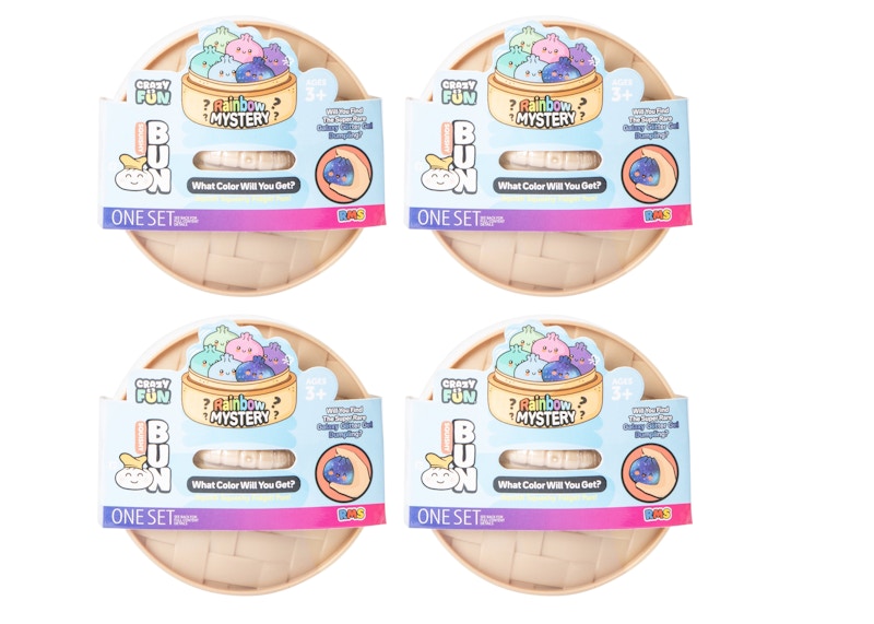 Squishy Bun Rainbow Mystery Squishy "Dumpling" (Galaxy Glitter Gel ...