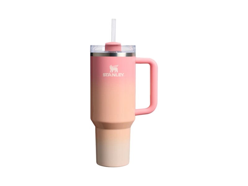 Stanley Flowstate Quencher 40oz Tumbler Pink Mesa Sunset in Stainless ...
