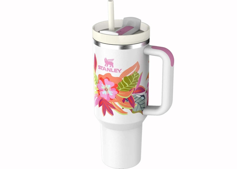 Stanley The Mother's Day Flowstate Quencher 40oz Tumbler Frost Tropic ...