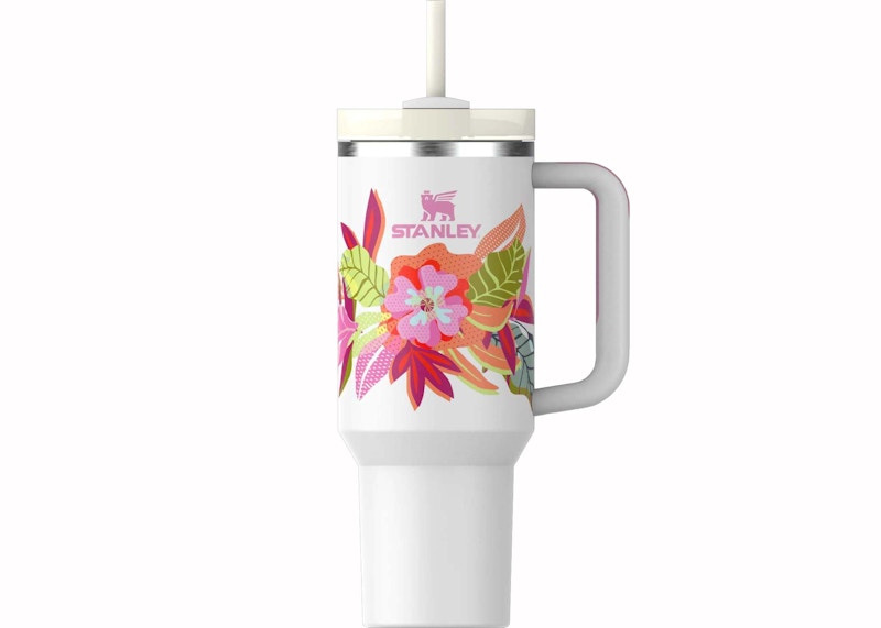 Stanley The Mother's Day Flowstate Quencher 40oz Tumbler Frost Tropic ...