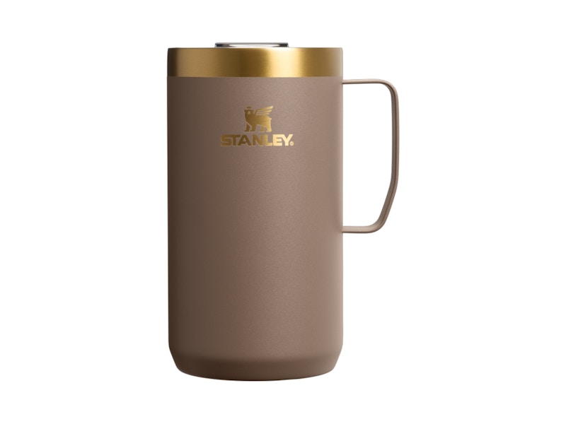 Stanley The Stay-Hot 24oz Camp Mug Espresso Gold in Stainless Steel - US