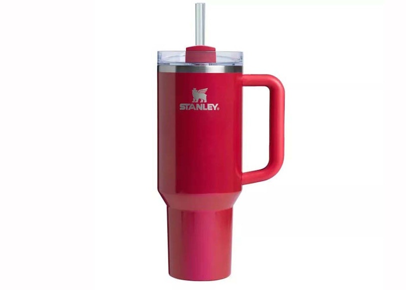 Stanley x e.l.f Cosmetics Flowstate Quencher 40oz Tumbler Red Delicious ...