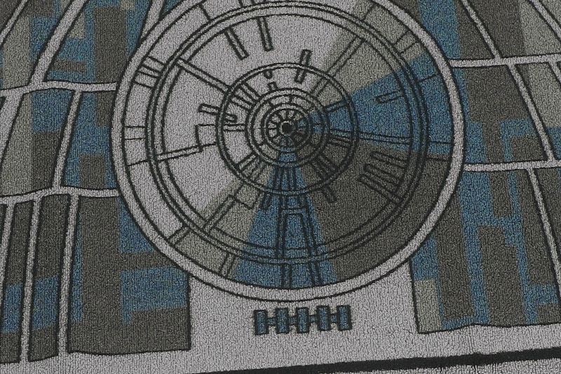 Star Wars Death Star Round 52" Area Rug - US