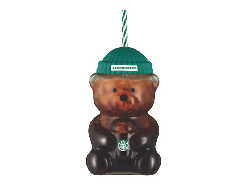 Starbucks Bear "Bearista" Glass Tumbler Cup - US