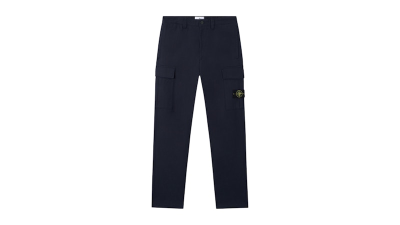 Stone Island 3100012 Panama Cotton Pant Ink Blue 男士 - FW25 - TW