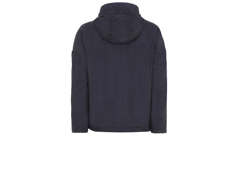 Stone Island 40522 Garment Dyed Crinkle Reps NY Jacket Navy Blue Men's ...