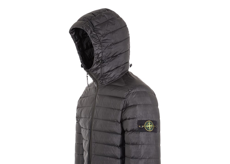 Stone Island Giubbotto Vera Piuma Black Men's - SS24 - US