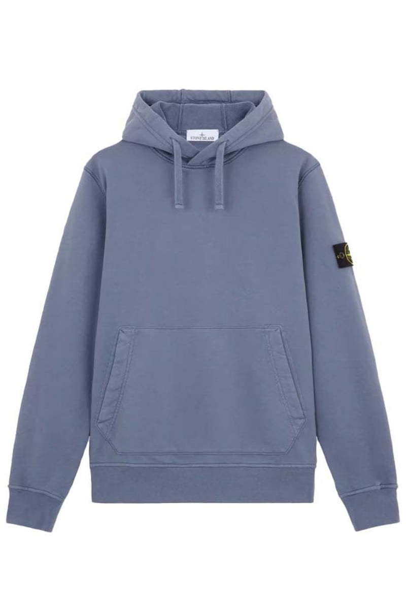 Stone island blue hoodie store