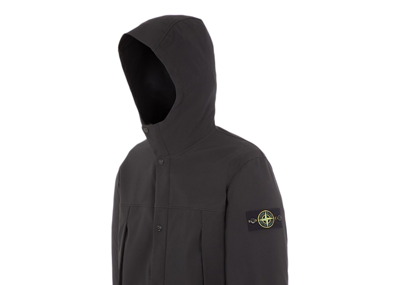Stone Island Light Soft Shell-R Jacket Black Men's - SS24 - US