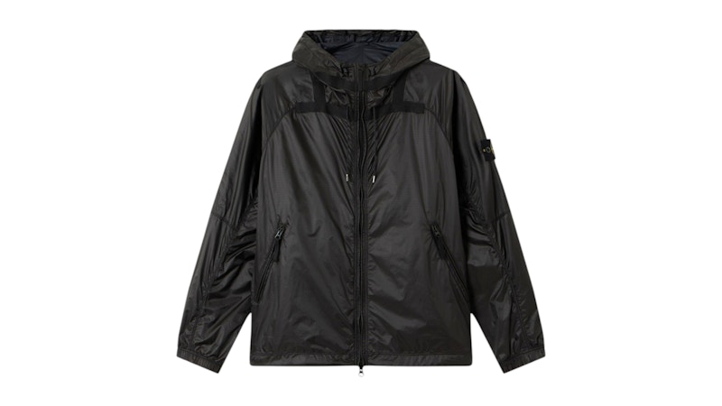 Stone Island Q100008 Ripstop Light Ht Nylon Jacket Lead Grey Hombre ...