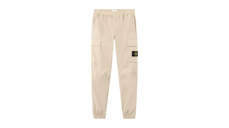 Stone Island Supima Cotton Twill Stretch-TC 3100031 Pants Desert Men's ...