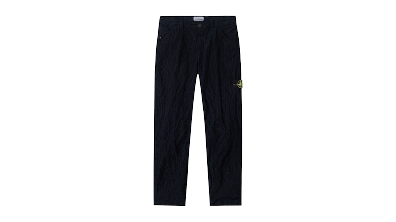 Stone Island Wrinkled Corduroy 500-TC 3100026 Pants Navy Blue Men's ...