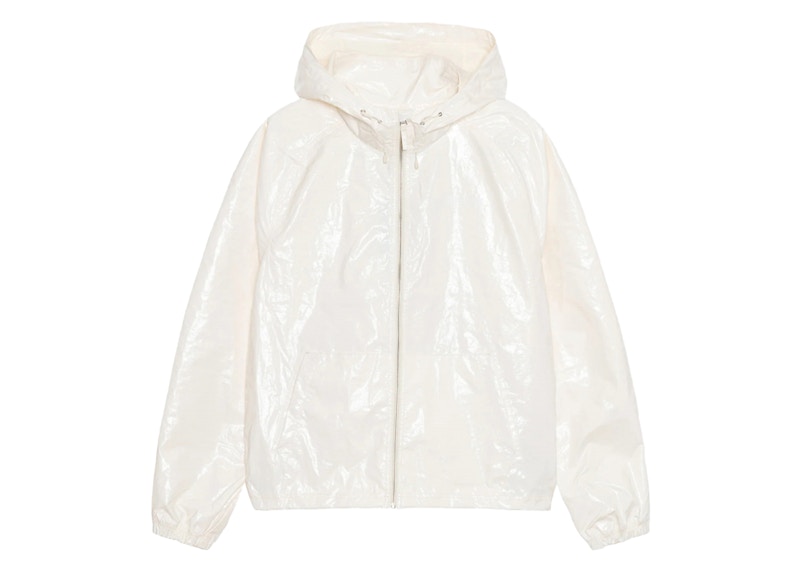 Stussy Beach Shell Coated Ripstop Jacket Bone Men's - SS24 - US