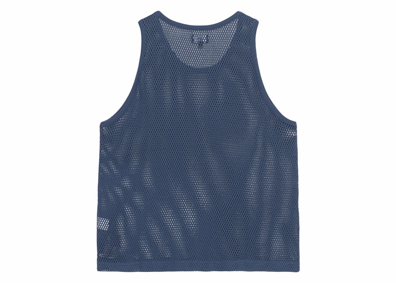 Stussy Big Mesh Tank Navy Men's - SS24 - US