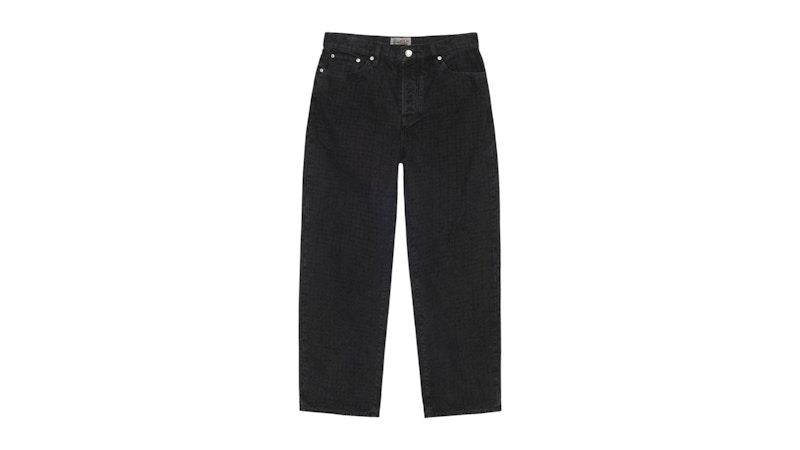 Stussy Big Ol Canvas Ndl Pnch Jean Black Men's - SS26 - US