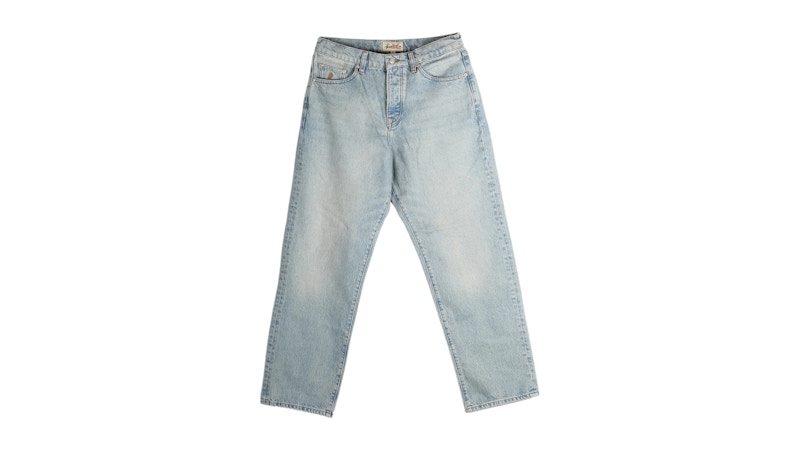 Stussy Big Ol Denim High Waisted Jean Light Wash Men's - SS26 - US