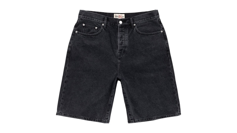 Stussy Big Ol' Denim Short Vintage Black Men's - SS26 - US