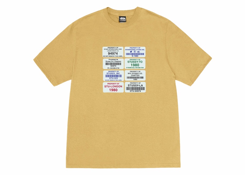 Stussy Codes Tee Curry Men's - FW24 - US