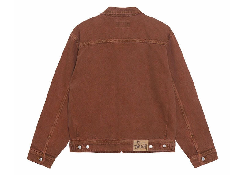Stussy Denim Zip Work Jacket Clay Men's - SS24 - US