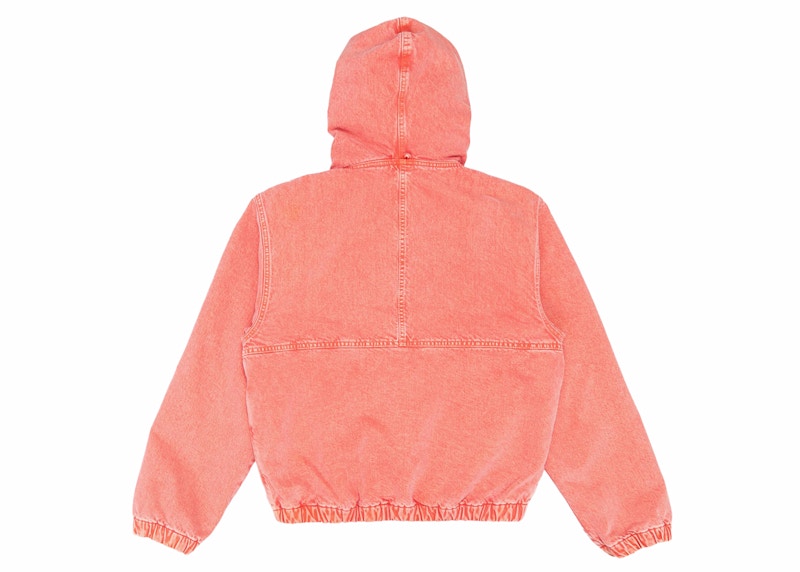 Stussy Double Dye Work Jacket Faded Red Men's - SS23 - US
