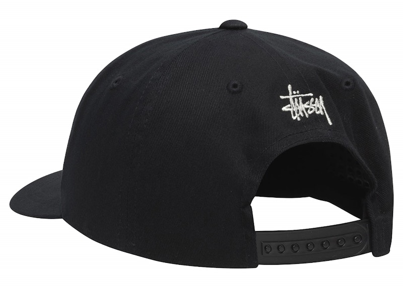 Stussy Low Pro Big SS Snapback Black Men's - SS24 - US