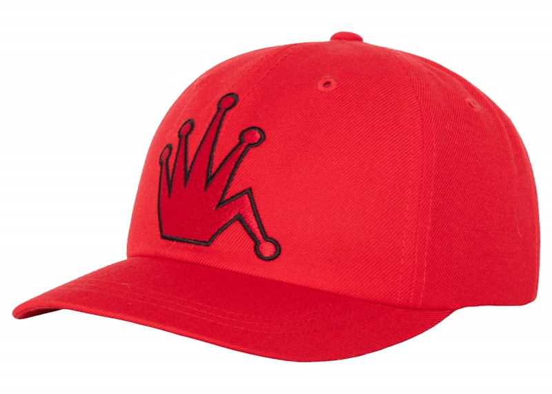 Stussy Low Profile Bent Crown Snapback Red Men's - SS24 - US