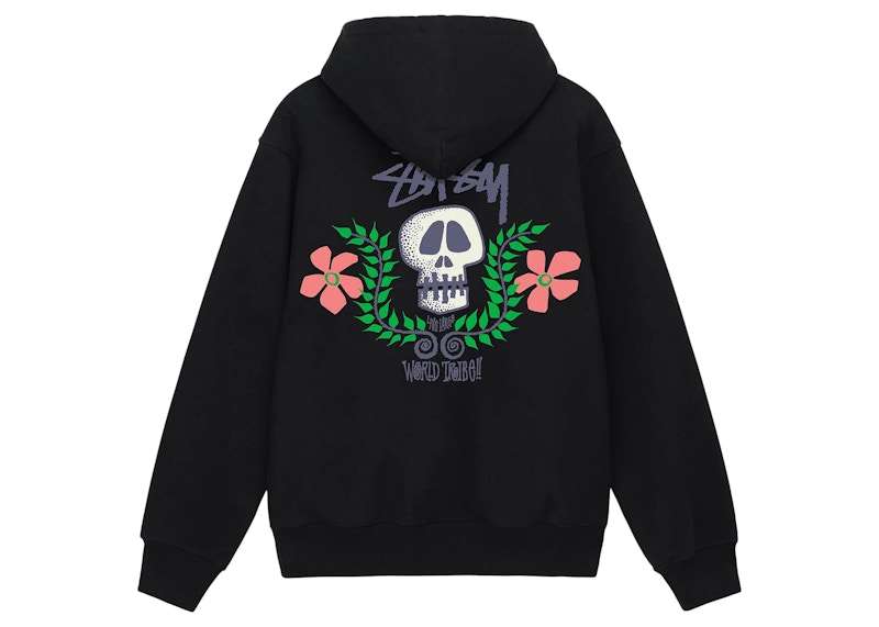 Stussy Skull Crest Hoodie Black - SS23 - US