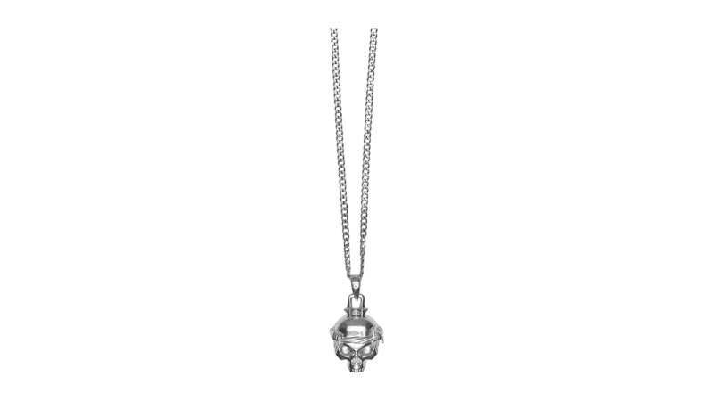 $uicideboy$ G59 Records Skull Pendant Silver Men's - FW25 - US