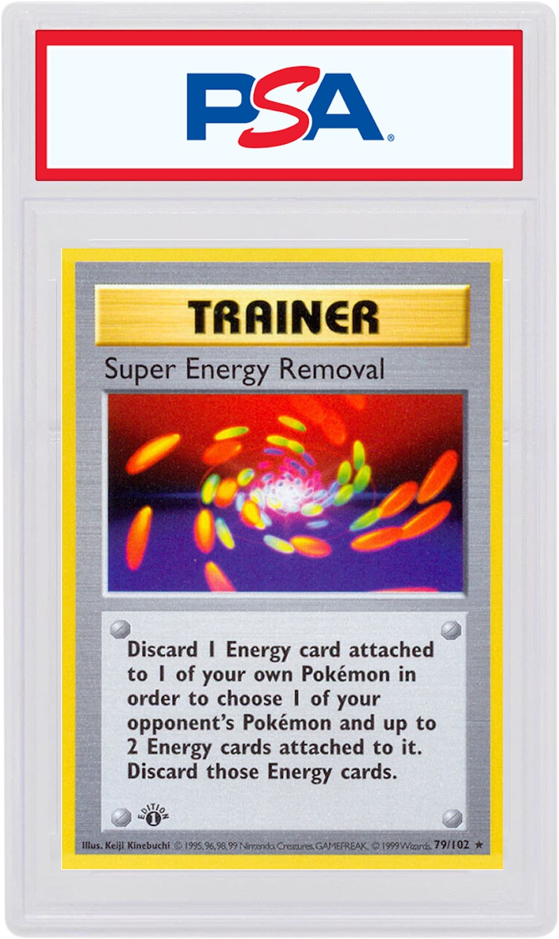 Super Energy Removal 1999 Pokemon TCG Base Set 1st Edition #79/102 ...