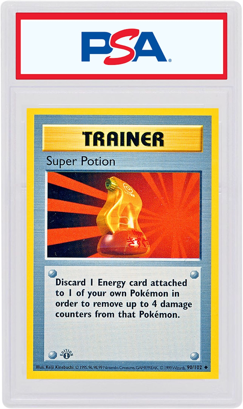 Super Potion 1999 Pokemon TCG Base Set 1st Edition #90/102 (PSA or BGS ...