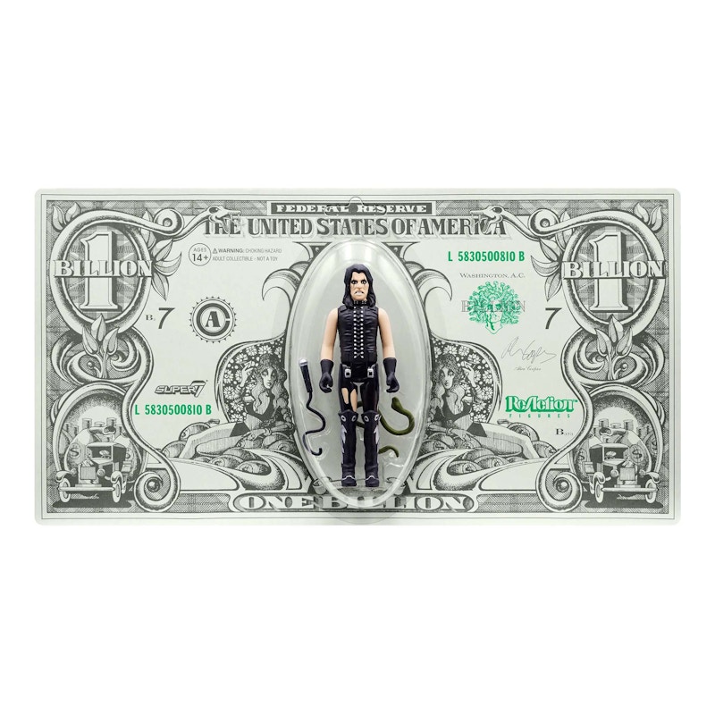 Super7 Reaction Figure Billion Dollar Babies Alice Cooper Action Figure ...